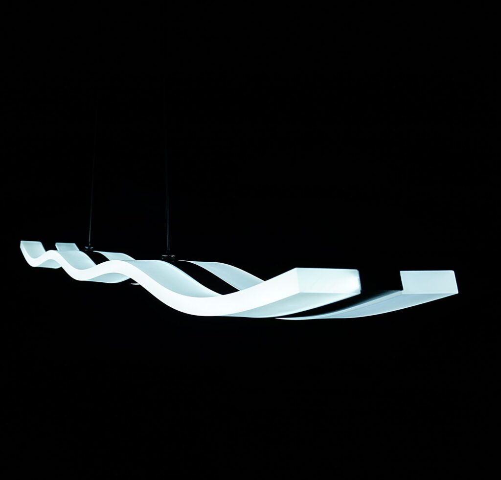 Stylish Wave Acrylic Pendant Light - Modern Design | Modern.Place